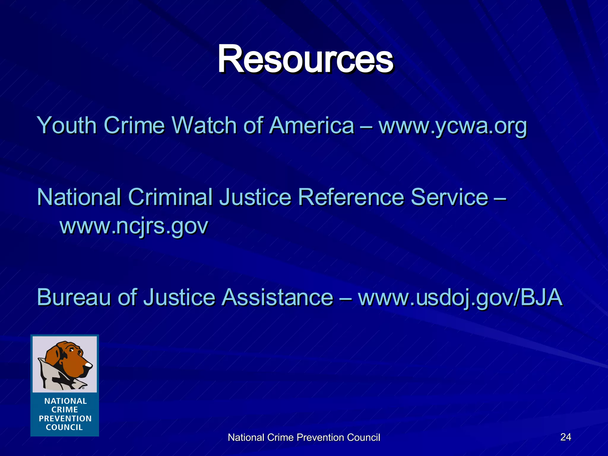 Teaching Kids To Help Design Out Crime | PPT