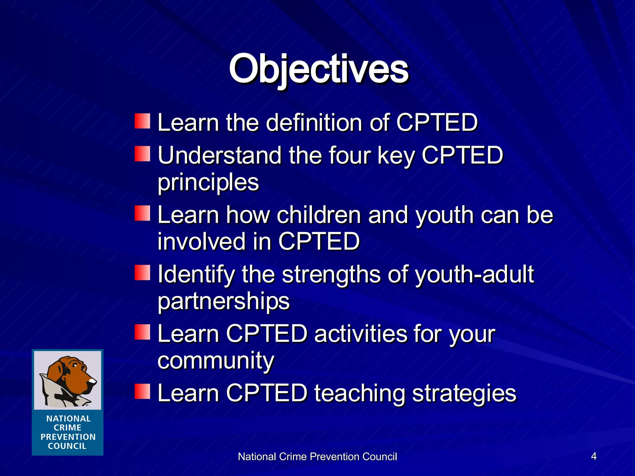 Teaching Kids To Help Design Out Crime | PPT