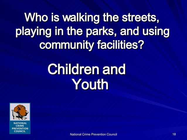 Teaching Kids To Help Design Out Crime | PPT