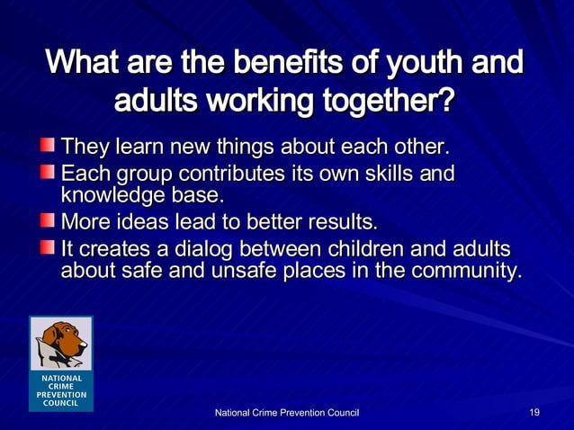 Teaching Kids To Help Design Out Crime | PPT