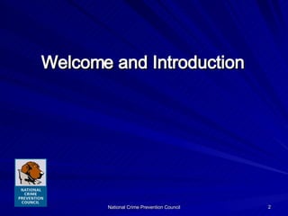 Teaching Kids To Help Design Out Crime | PPT