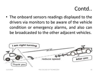 Vehicle to vehicle communication | PPTX