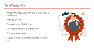 V2V (Vaishnav 2 Vaishnav) Pathshaala for VBN Members | PPTX