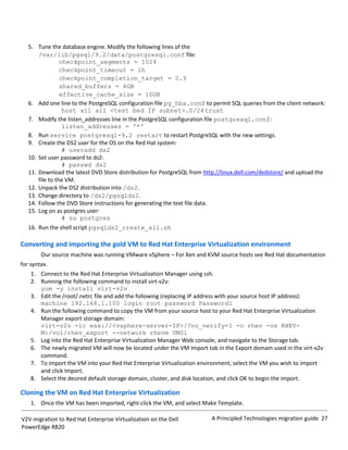 V2V migration to Red Hat Enterprise Virtualization on the Dell ...