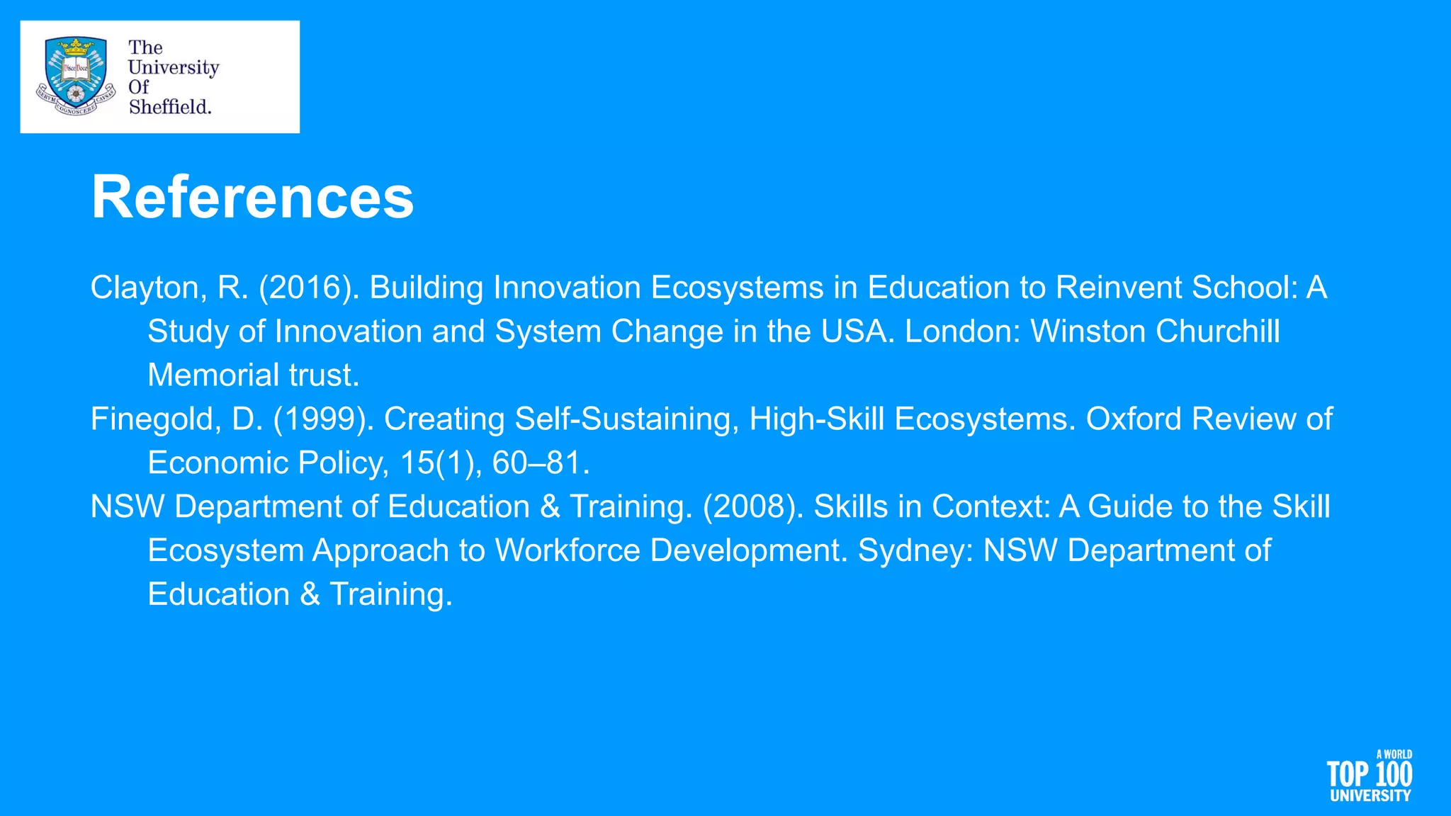 A Skills Ecosystem for Sustained Success: what, why , and how? | PDF