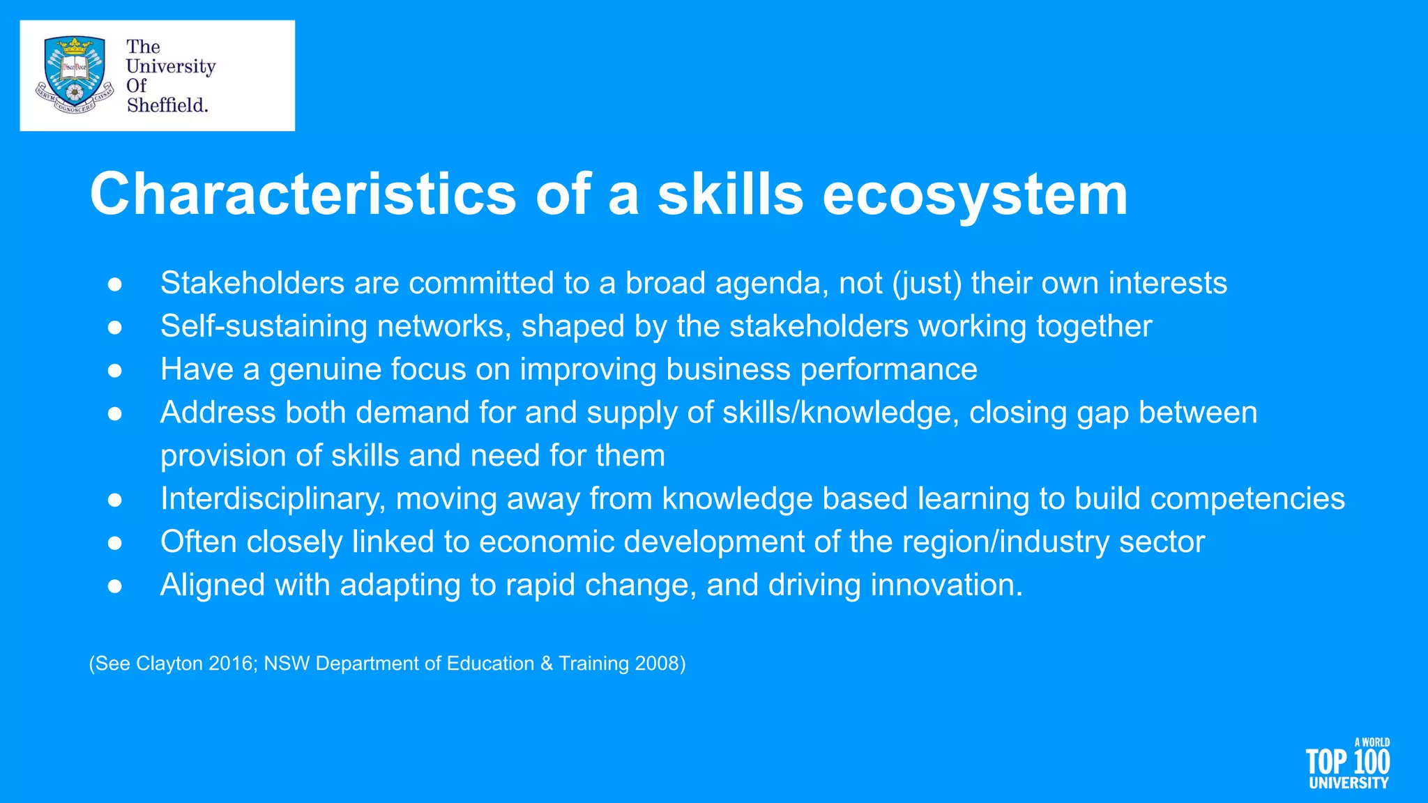 A Skills Ecosystem for Sustained Success: what, why , and how? | PDF