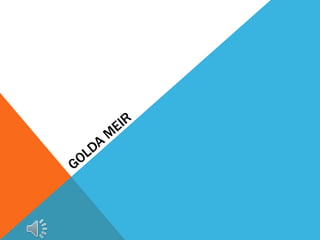 Golda meir | PPTX