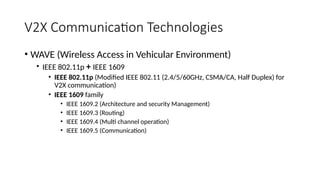 About V2X Communication V2X presentation slides | PPTX
