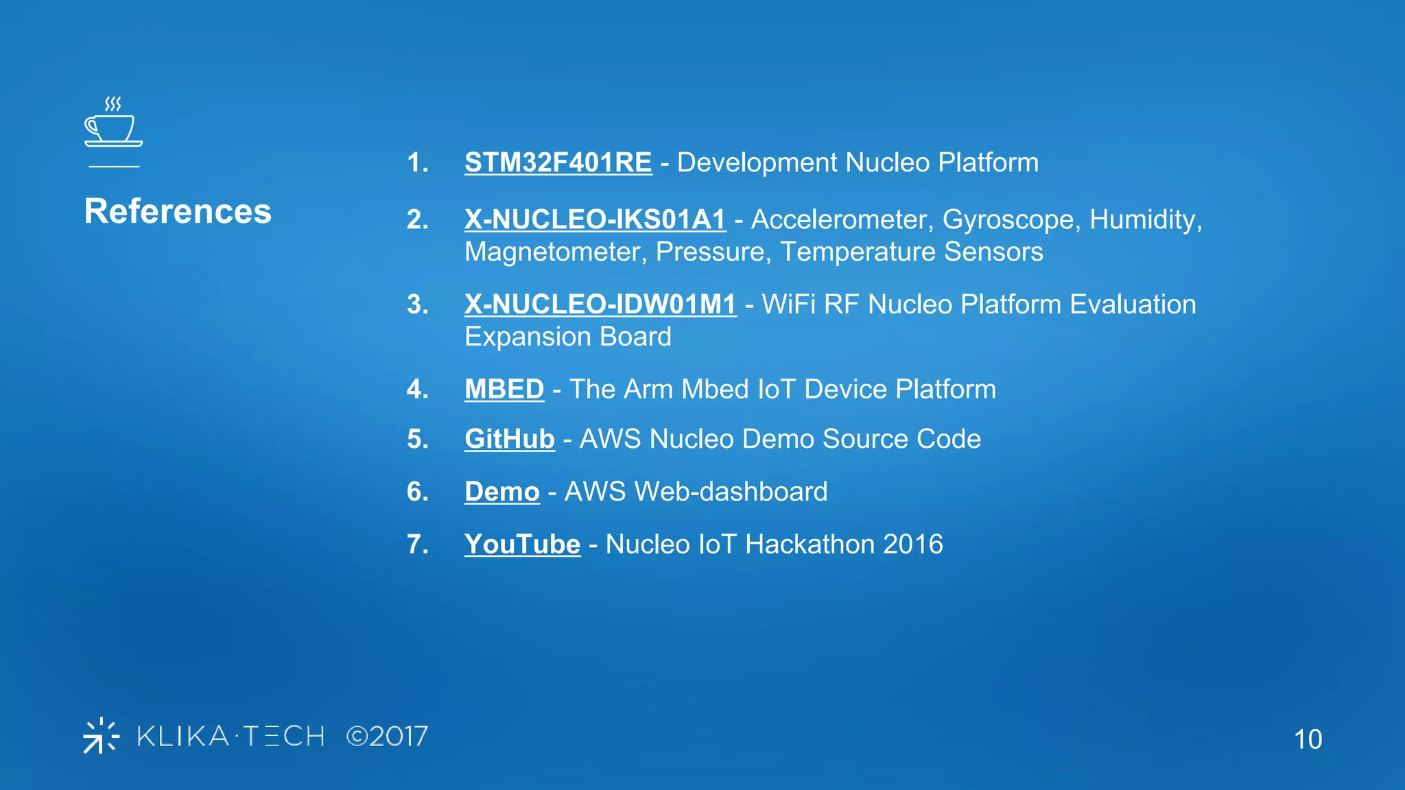 AWS + STM32 Nucleo | PDF