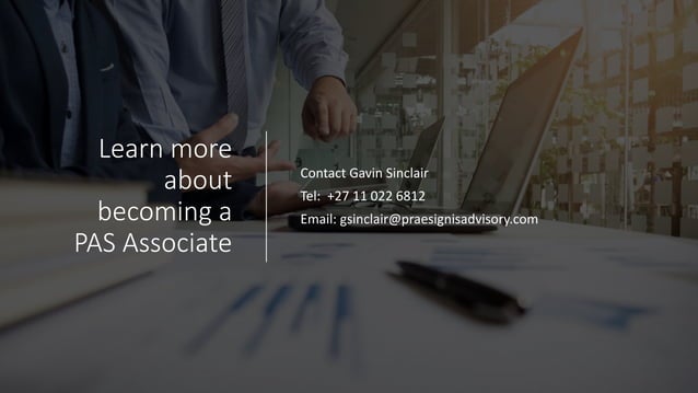 Praesignis Advisory Services (PAS) | PPT
