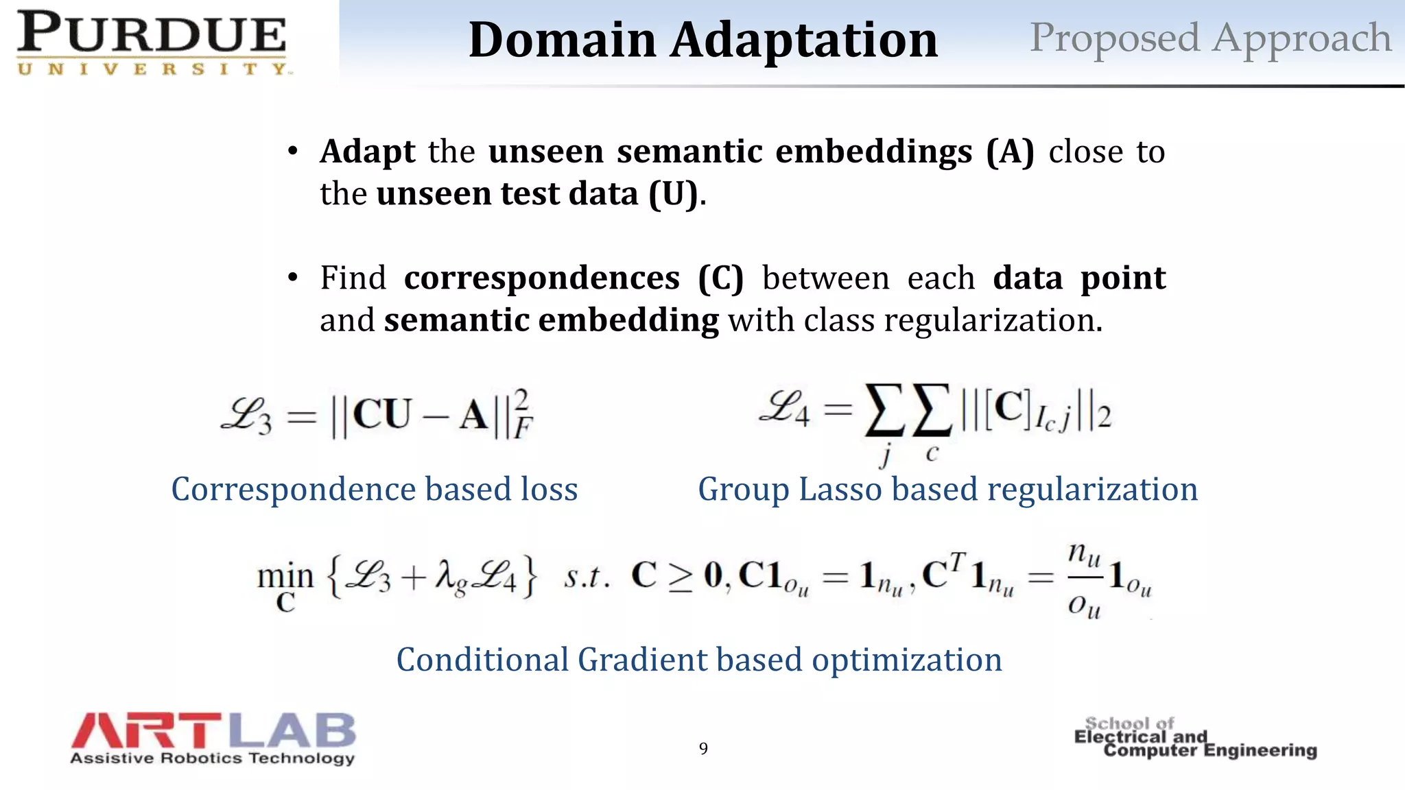 Zero Shot Image Recognition Using Relational Matching Adaptation And