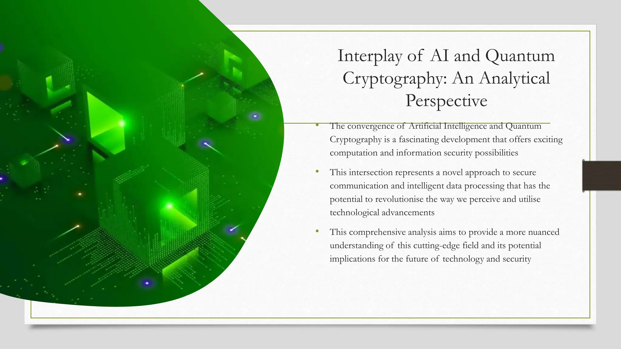 Artificial Intelligence and Quantum Cryptography | PPTX