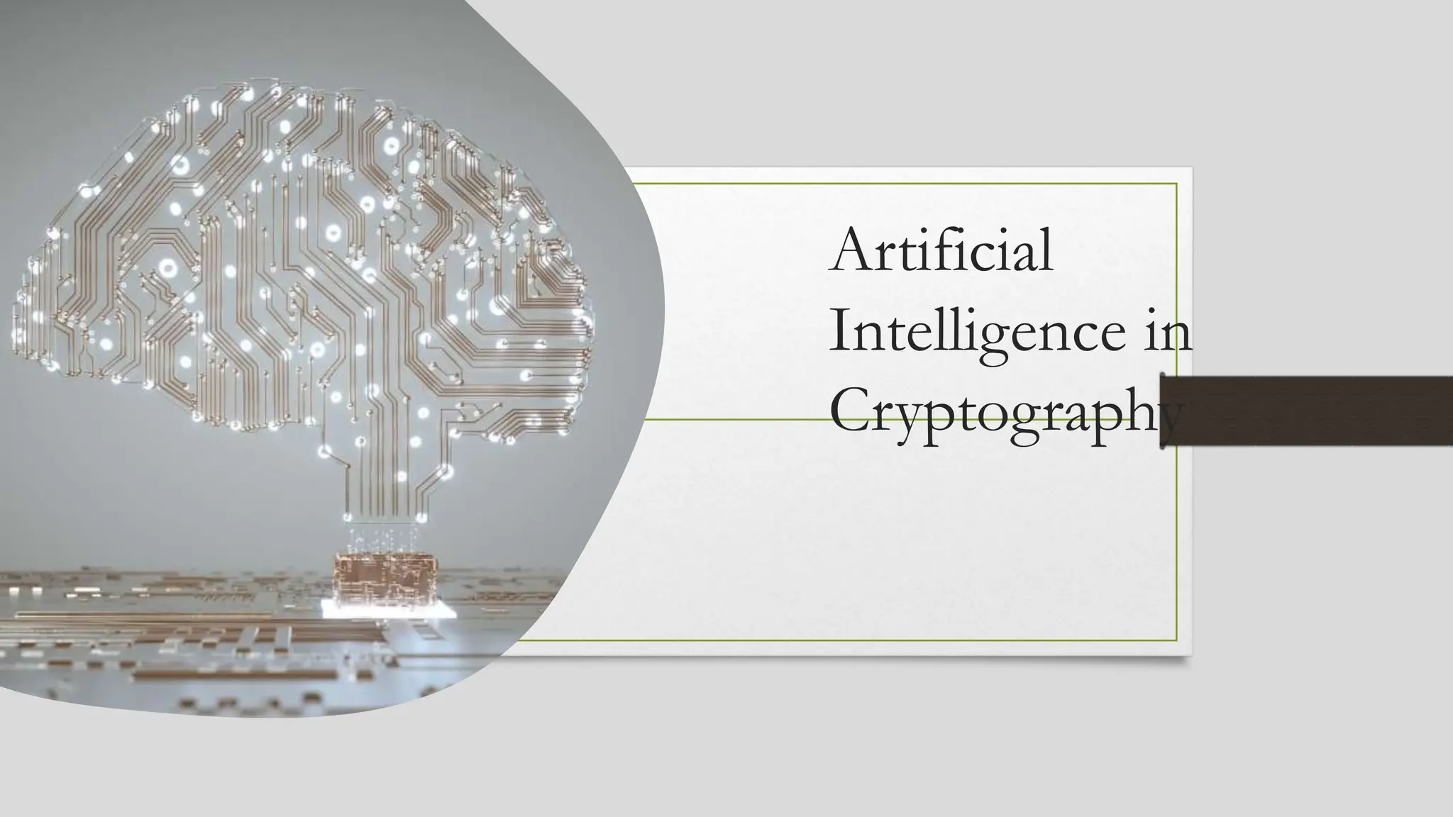 Artificial Intelligence and Quantum Cryptography | PPTX