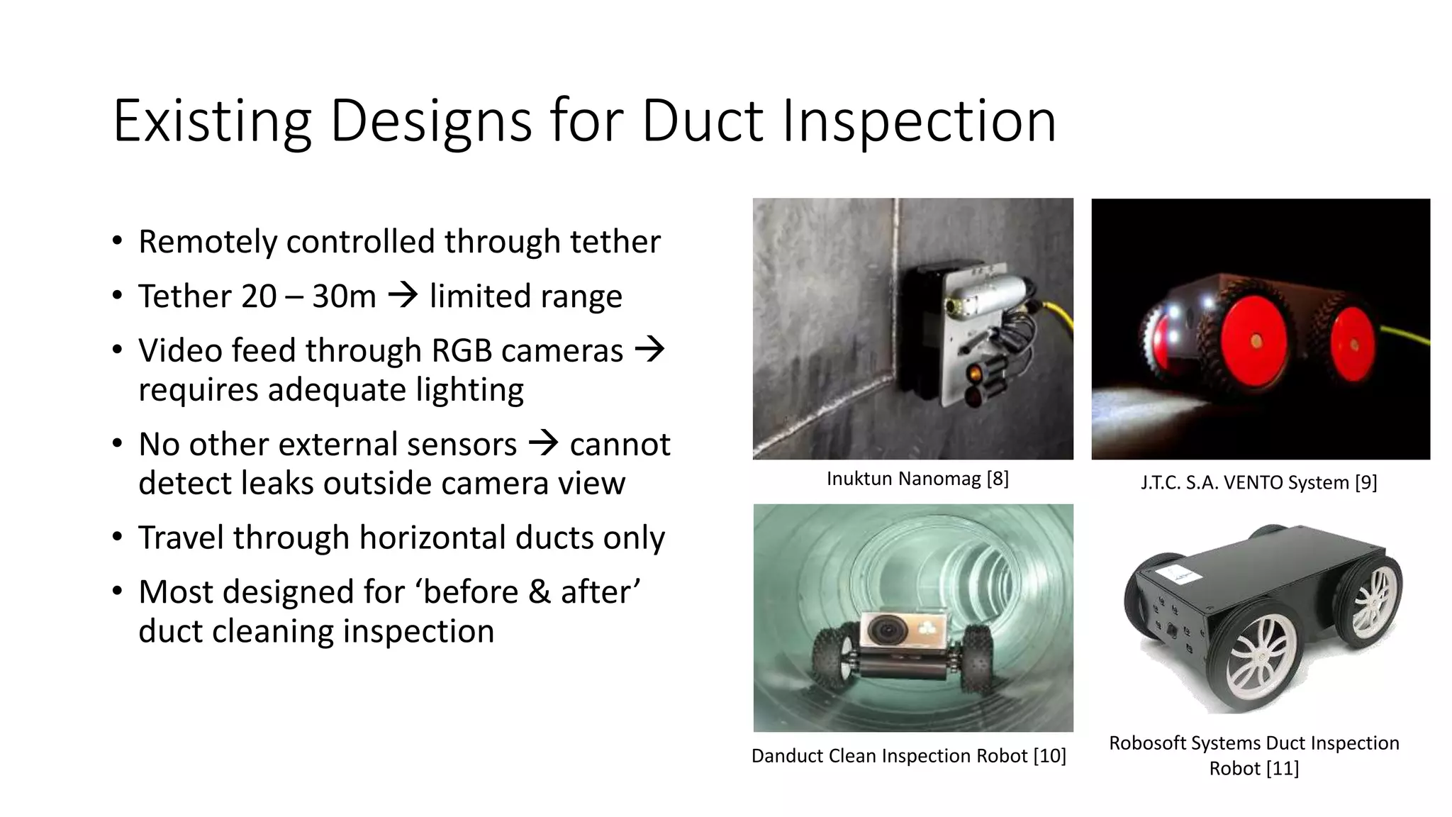 Caged Quadrotor Drone for Inspection of HVAC Ducts | PPTX