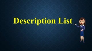 Html-list | PPTX