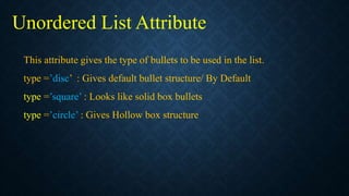 Html-list | Pptx