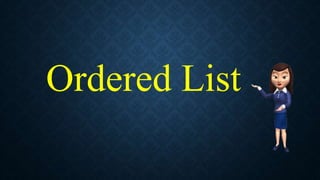 Html-list | PPTX