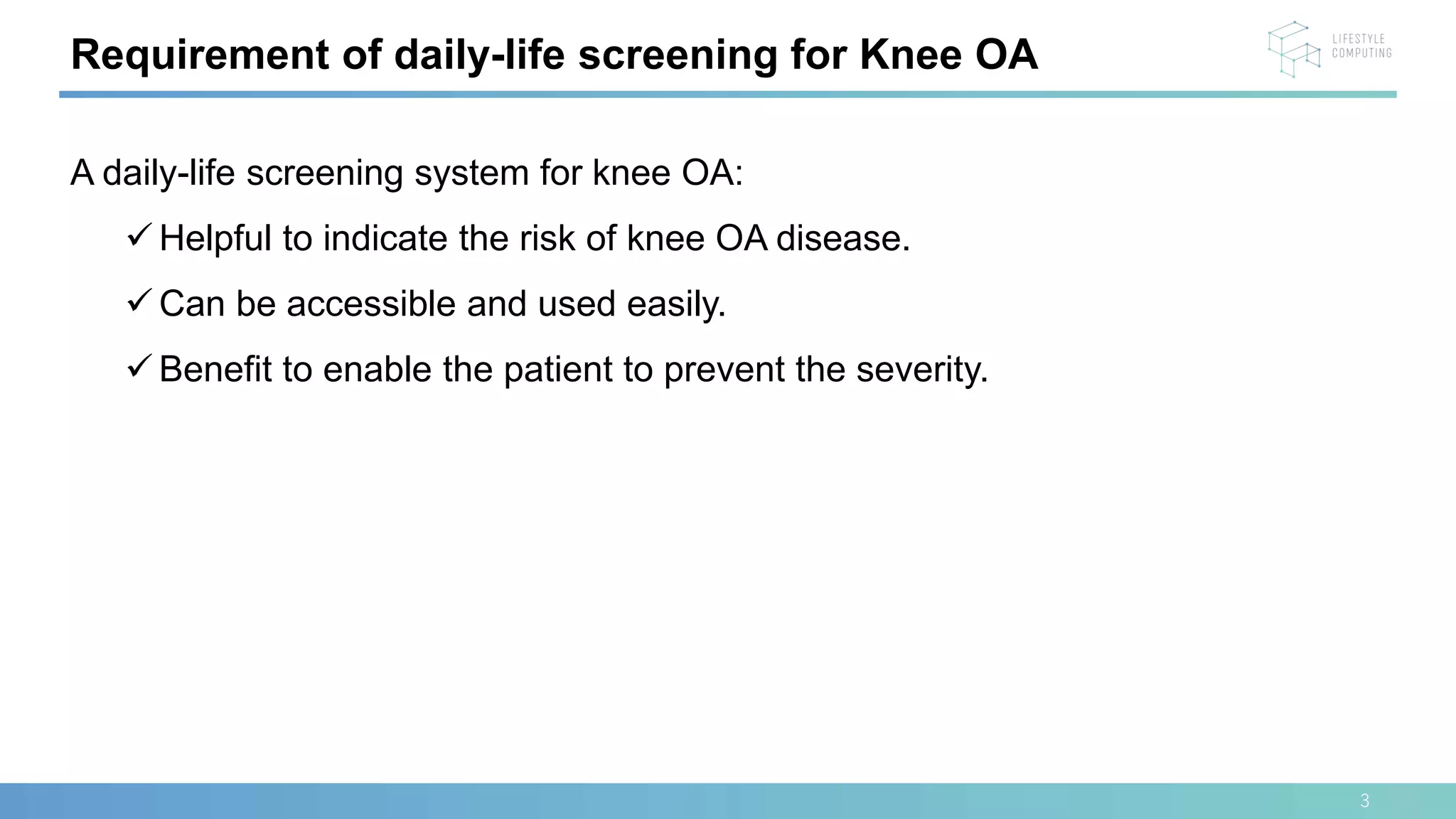 Knee Osteoarthritis Classification System Examination on Wearable Daily ...