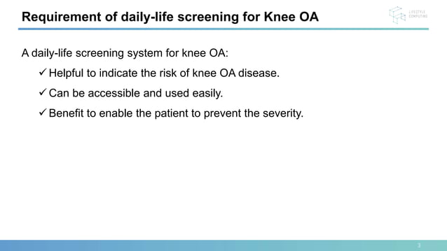 Knee Osteoarthritis Classification System Examination on Wearable Daily ...