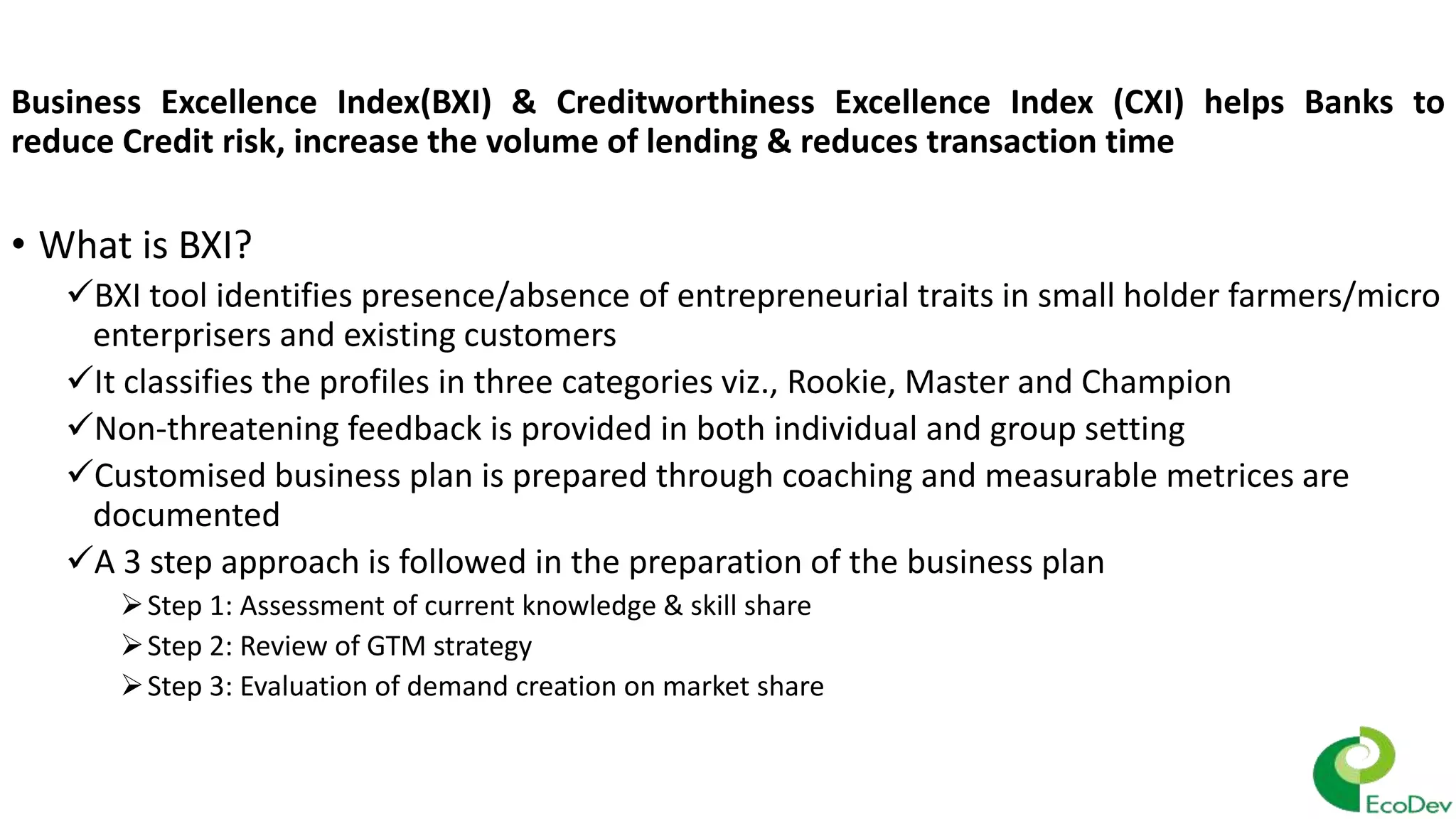 profiling creditworthiness &entrepreneurship using psychometric tools | PPT