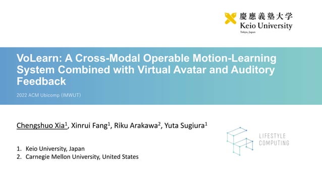VoLearn: A Cross-Modal Operable Motion-Learning System Combined with ...