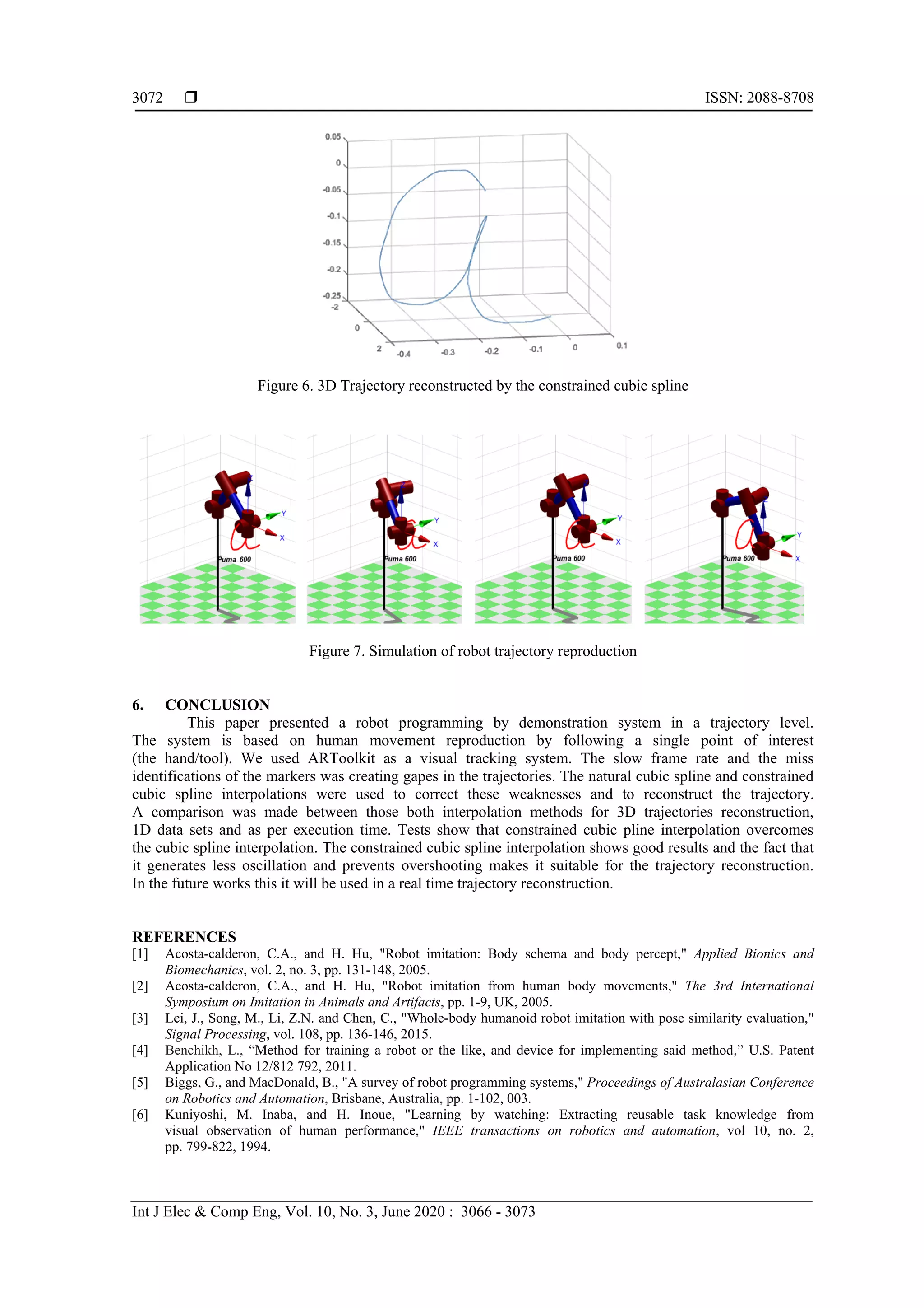 Trajectory reconstruction for robot programming by demonstration | PDF