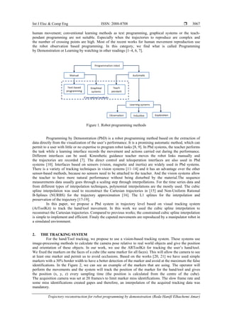 Trajectory reconstruction for robot programming by demonstration | PDF