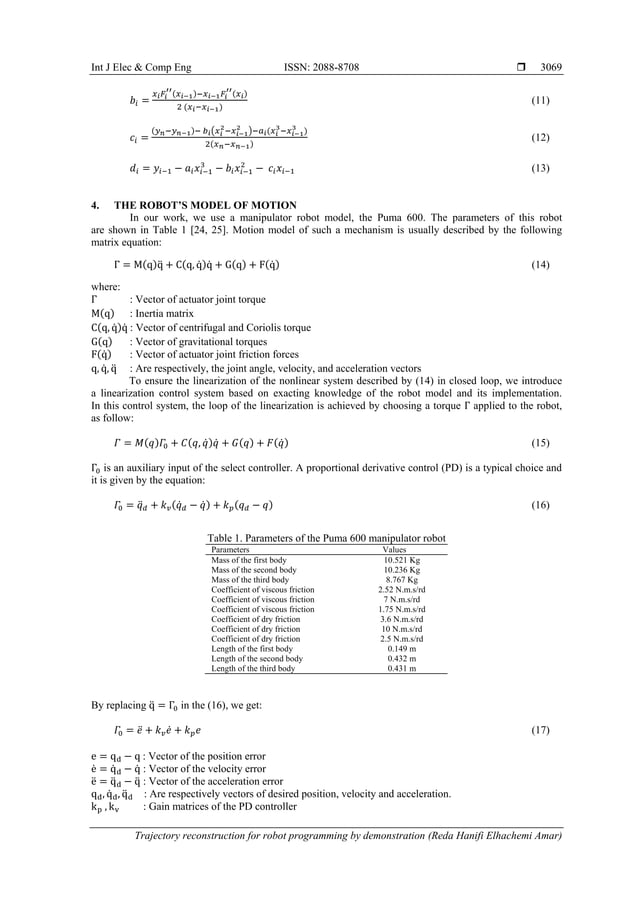 Trajectory reconstruction for robot programming by demonstration | PDF