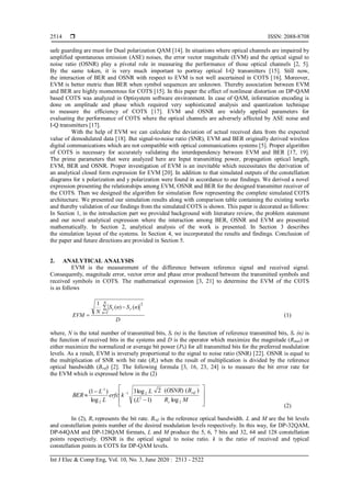 Comparison of coherent optical transmission systems performance by DP-QAM levels | PDF ...