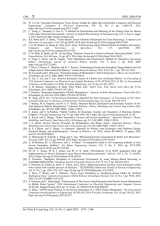 Inverse kinematic analysis of 4 DOF pick and place arm robot ...