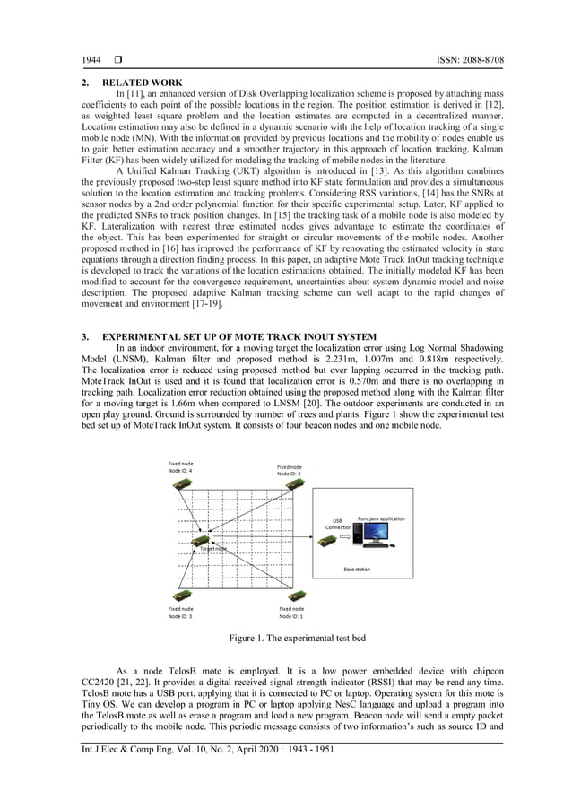 Investigations on real time RSSI based outdoor target tracking using kalman filter in wireless ...