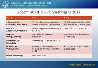 V3 08 03 12 introduction to irf pc | PPTX