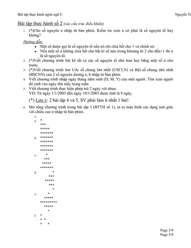 Bai tap c.doc (đã phục hồi) | PDF