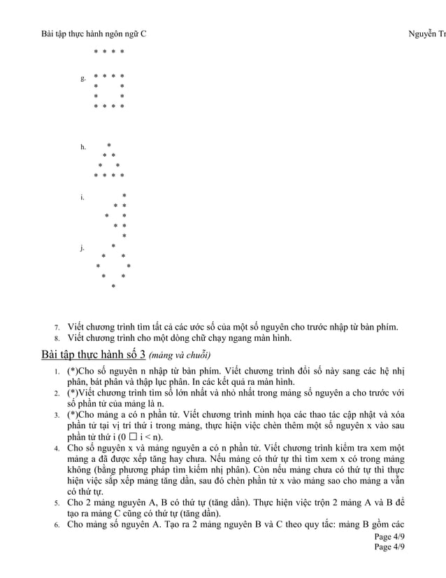 Bai tap c.doc (đã phục hồi) | PDF