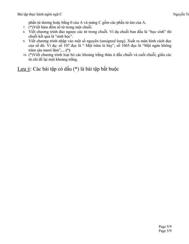 Bai tap c.doc (đã phục hồi) | PDF