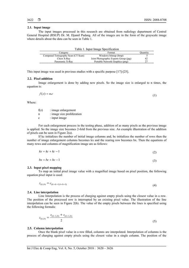 Enlarge Medical Image using Line-Column Interpolation (LCI) Method | PDF