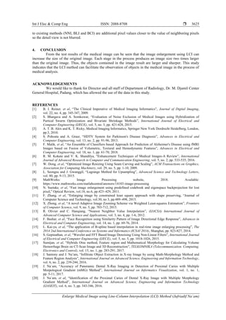 Enlarge Medical Image using Line-Column Interpolation (LCI) Method | PDF