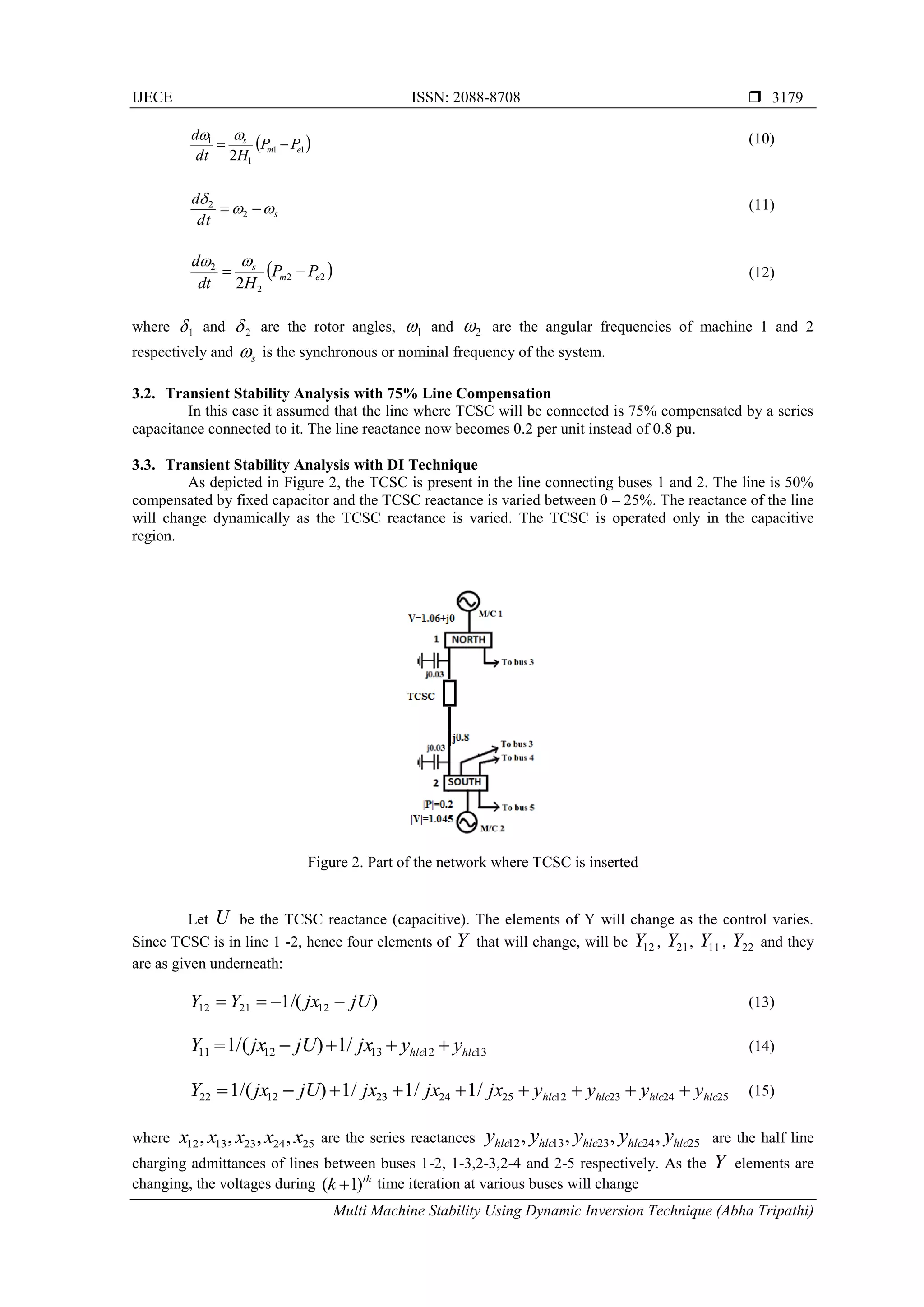 Multi-Machine Stability Using Dynamic Inversion Technique | PDF