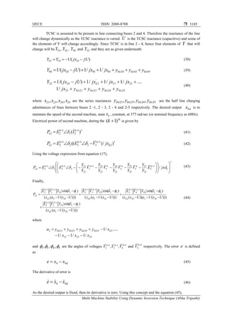 Multi-Machine Stability Using Dynamic Inversion Technique | PDF | Computer Software and ...