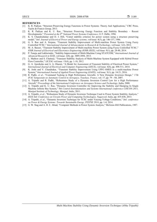 Multi-Machine Stability Using Dynamic Inversion Technique | PDF