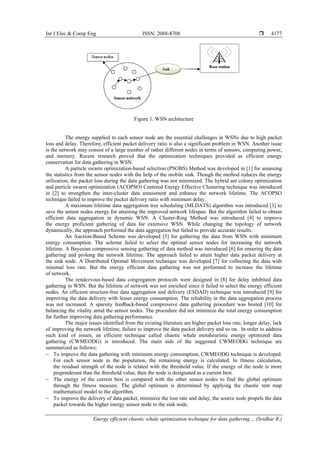 Energy efficient chaotic whale optimization technique for data gathering in wireless sensor ...