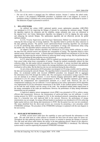Energy efficient chaotic whale optimization technique for data gathering in wireless sensor ...
