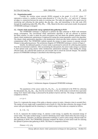 Energy efficient chaotic whale optimization technique for data gathering in wireless sensor ...