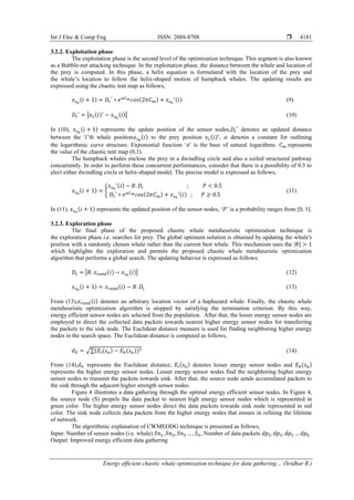 Energy efficient chaotic whale optimization technique for data gathering in wireless sensor ...