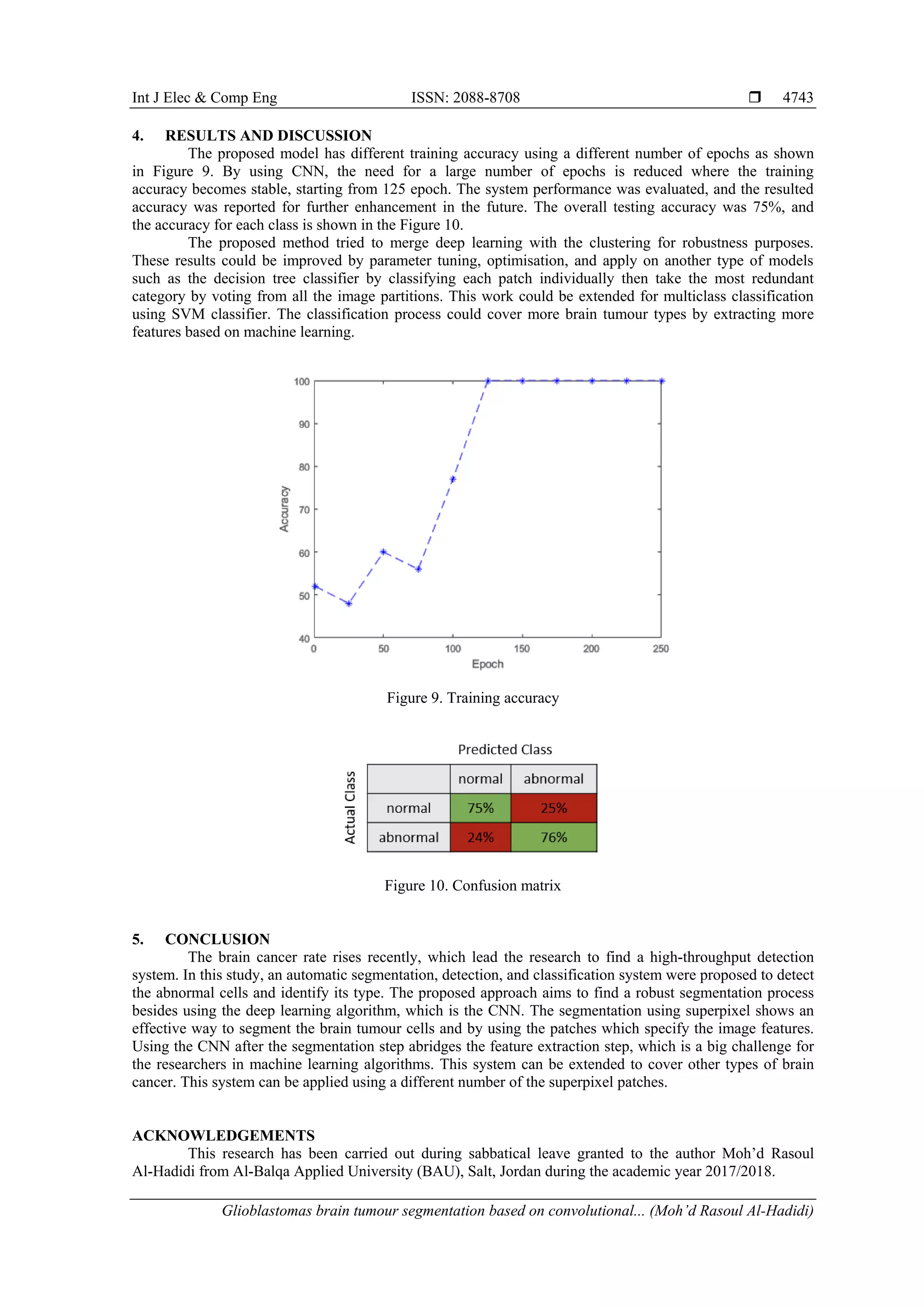 Glioblastomas brain tumour segmentation based on convolutional neural networks | PDF | Brain and ...