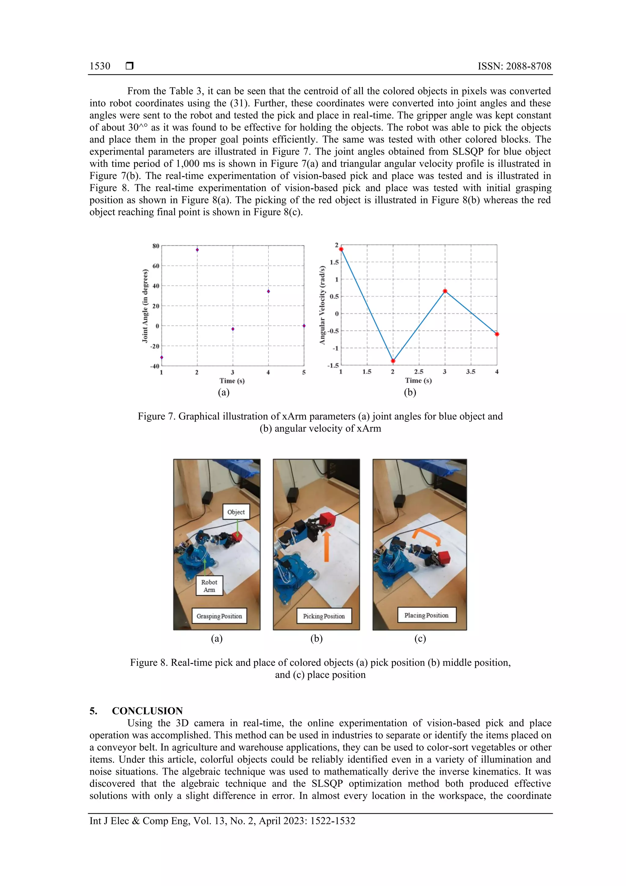 Mathematical modeling and kinematic analysis of 5 degrees of freedom serial link manipulator for ...