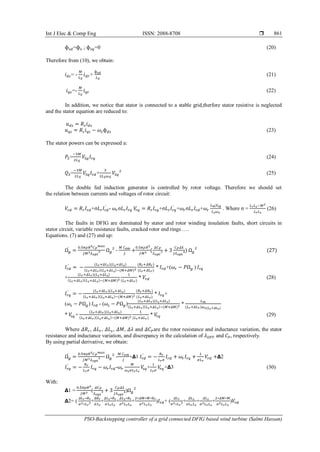 PSO-Backstepping controller of a grid connected DFIG based wind turbine | PDF