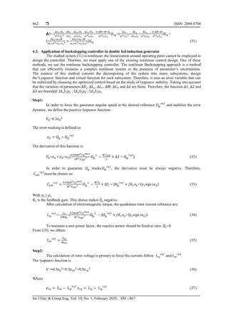 PSO-Backstepping controller of a grid connected DFIG based wind turbine | PDF