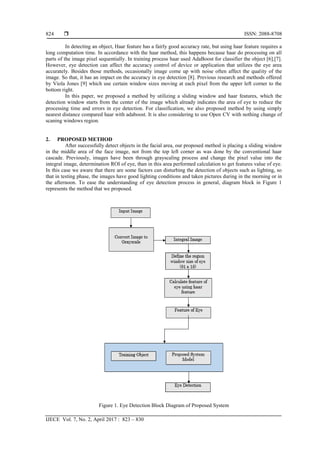 Image Processing for Rapidly Eye Detection based on Robust Haar Sliding Window | PDF