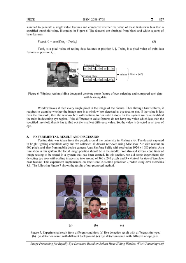 Image Processing for Rapidly Eye Detection based on Robust Haar Sliding Window | PDF